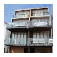 China Led glass balustrade balcony rod iron railing perfection glass fencing for sale