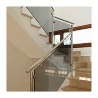 China SGCC glass banister building handrails for deck stairs balustrade spigot fittings for sale