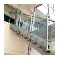 China AS glass balusters glass panels for staircases balustrade for stairs uk for sale