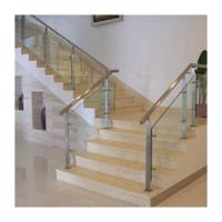 China AS glass balusters glass panels for staircases balustrade for stairs uk for sale