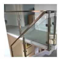 China 12mm glass banister front patio railing balustrade fencing for sale