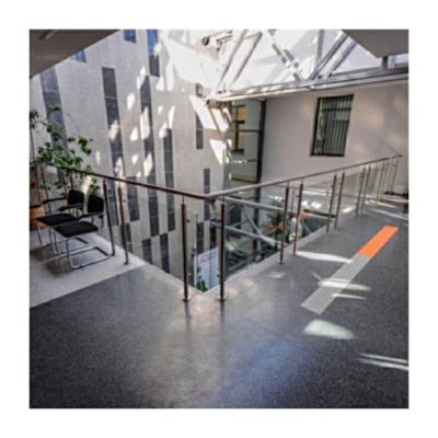 China Anti slip glass railing patio railing clear glass vinyl stair railing for sale