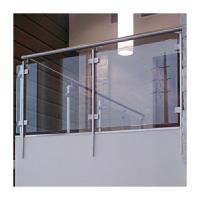 China Ultra clear glass handrail outside balcony railings balustrade brisbane prices for sale