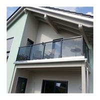 China Ultra clear glass handrail outside balcony railings balustrade brisbane prices for sale