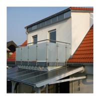 China Ultra clear glass handrail outside balcony railings balustrade brisbane prices for sale