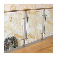 China Multilayer glass banister vinyl patio railing clear glass oak railing for sale