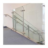 China ANSI Z97 glass fencing backyard patio fence float glass frameless railing for sale