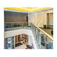 China ANSI Z97 glass fencing backyard patio fence float glass frameless railing for sale