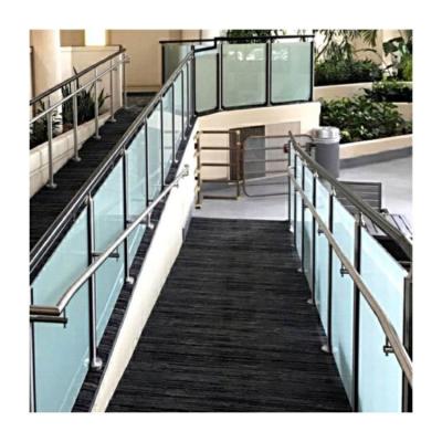 China 12mm glass handrail pre assembled porch railing plexiglass railing for sale