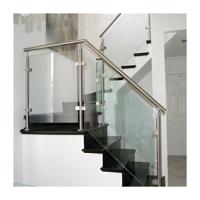 China SGCC glass fence metal staircases and balconies balustrade nz for sale