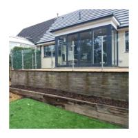 China Tmepered glass banister rails for decks and porches railing posts for sale
