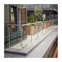 China Tinted glass handrail fiberglass railings for a porch tempered glass porch railings for sale