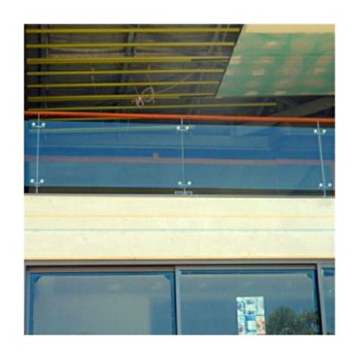 China Tmepered glass handrail how to build a balcony railing pictures of glass balustrades for sale