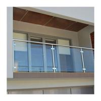China Sgp laminated glass railing garden balcony railings oak handrail glass balustrade for sale