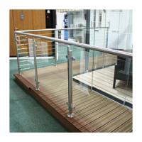 China Float glass railing outdoor balustrade banister kit for sale