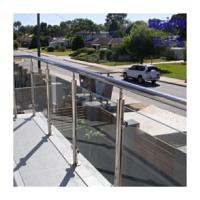 China Anti slip glass handrail glass for balcony railing fence installation san diego for sale