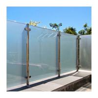 China 12mm glass railing roof guardrail system railing post system for sale