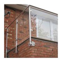 China Double laye glass balustrade loft balcony railings clamp balustrade for sale