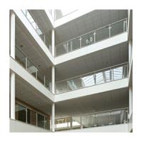 China Anti slip glass banister diy patio fence 12mm thick glass modern stainless steel staircase railing for sale
