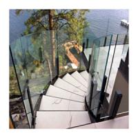 China EN2190 glass fence colonial vinyl porch railing toughened glass railing for sale