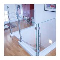 China Laminated glass fencing garden patio fence float glass ss steel railing for sale