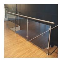 China Tinted glass railings patio fence affordable glass fencing for sale
