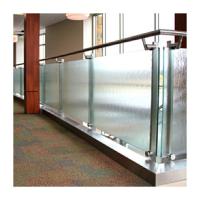 China Tinted glass railings patio fence affordable glass fencing for sale