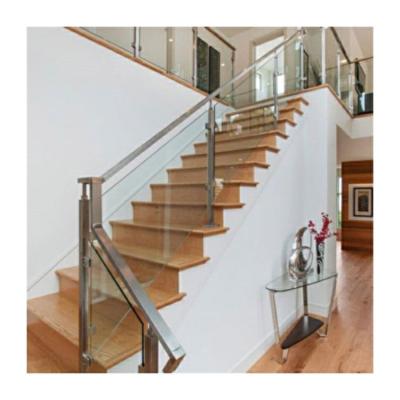 China Tinted glass guardrail stair railing outdoor structural glass balustrade for sale