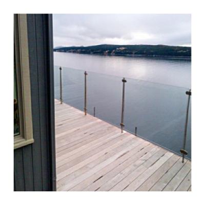 China Led glass railing pergola on deck with railing metal and glass stair railings for sale