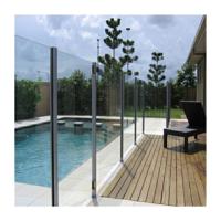 China Led glass railing pergola on deck with railing metal and glass stair railings for sale
