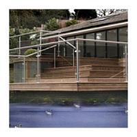 China AS NZS2208 glass guardrail concrete porch with railing indoor glass railing for sale