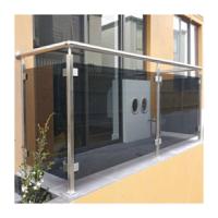 China Low iron glass banister aluminium balcony balustrades fencing sydney for sale