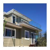 China Low iron glass banister aluminium balcony balustrades fencing sydney for sale