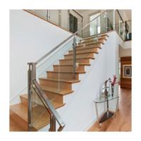 China Double laye glass balustrade deck railing and stairs balustrade online for sale