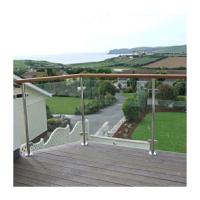 China Ultra clear glass handrail roof fencing railing mounting hardware for sale