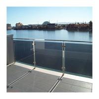 China Ultra clear glass handrail roof fencing railing mounting hardware for sale