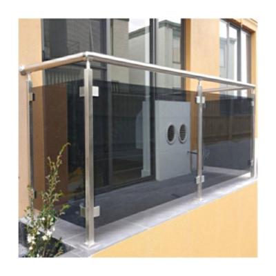 China Anti slip glass balusters balcony rope railing fence for garden for sale