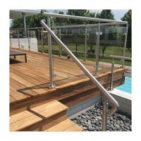 China Sgp laminated glass railing vinyl porch railings and columns stair railing hardware for sale