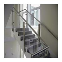 China 12mm glass railing powder coated stair railings diy glass balustrade for sale