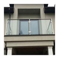 China AS glass fence apartment balcony fence posts for sale