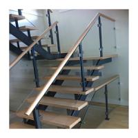 China Tinted glass balustrades railblazers stair railing stainless steel and glass balustrade suppliers for sale