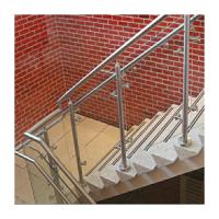 China Low iron glass fence graspable handrail for deck stairs how much does glass balustrade cost for sale
