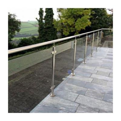 China Low iron glass balusters front porch railings and posts tempered glass panels for railings for sale