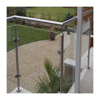 China Low iron glass balusters front porch railings and posts tempered glass panels for railings for sale