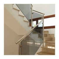 China 12mm glass fence tension wire stair railing architectural glass balustrade for sale