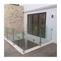 China Sgp laminated glass balustrades galvanized roofing fence balustrade fixing brackets for sale
