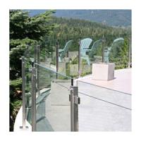 China Sgp laminated glass balustrades galvanized roofing fence balustrade fixing brackets for sale