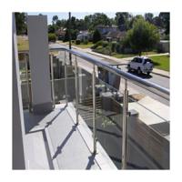 China Ultra white glass railings balcony mirror railing us glass fence for sale