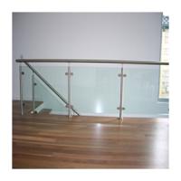 China Fiber glass balusters lattice patio fence tempered glass cable stair railing for sale