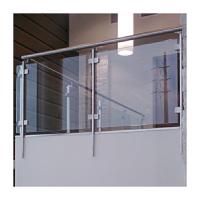 China CE EN 12150 glass balusters glass balcony fence balusters for stairs for sale